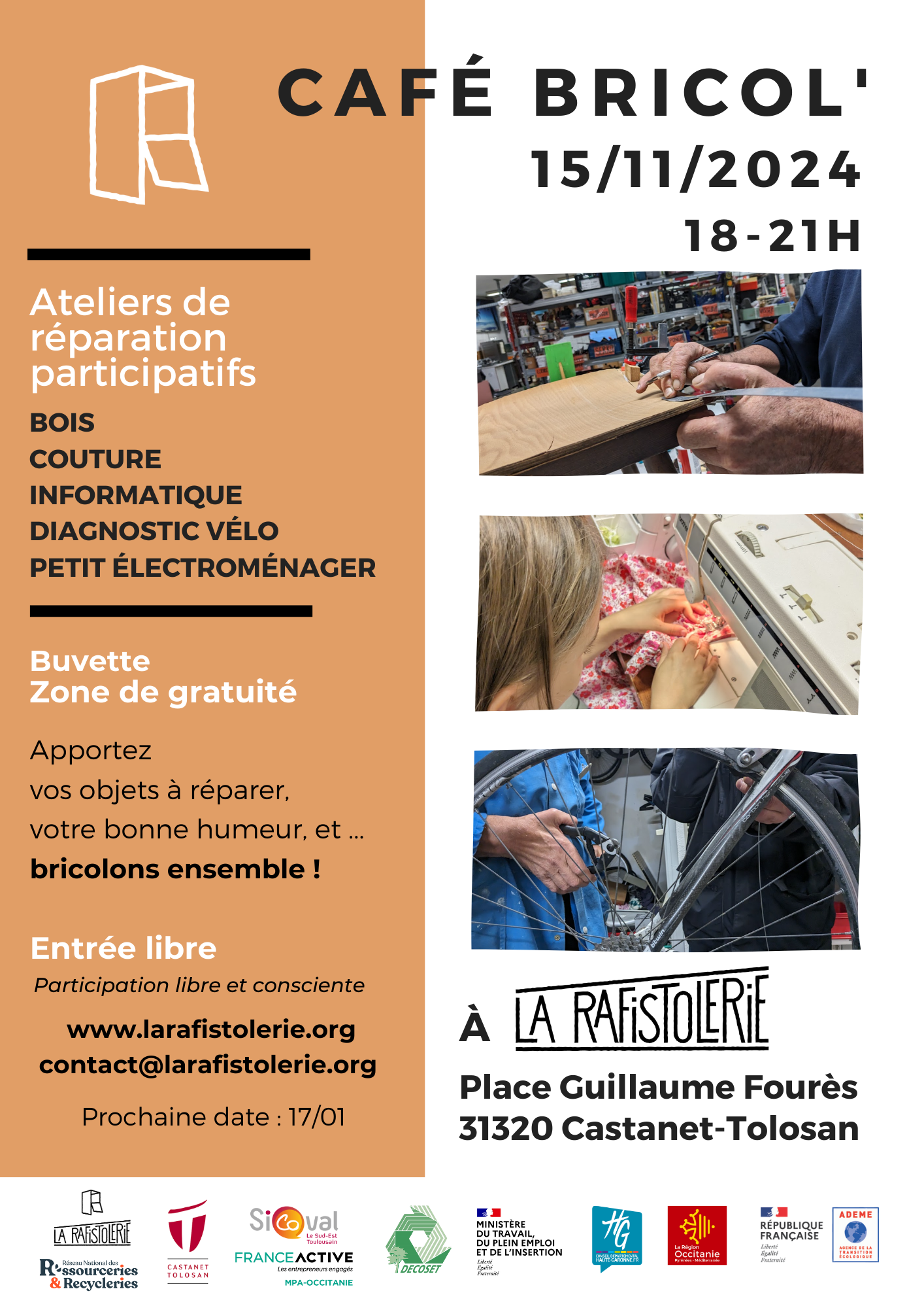 Café Bricol' | Mois de l'ESS